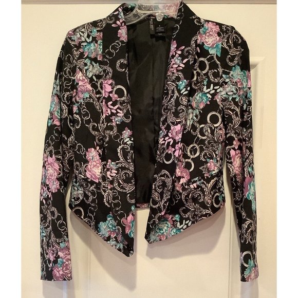 Bisou Bisou | Jackets & Coats | Bisou Bisou Cropped Tuxedo Jacket ...